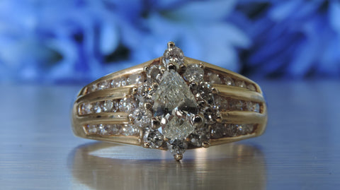 1.51 CT. GENÈVE SWISS-MADE 14 KARAT YELLOW AND WHITE GOLD WATCH ...